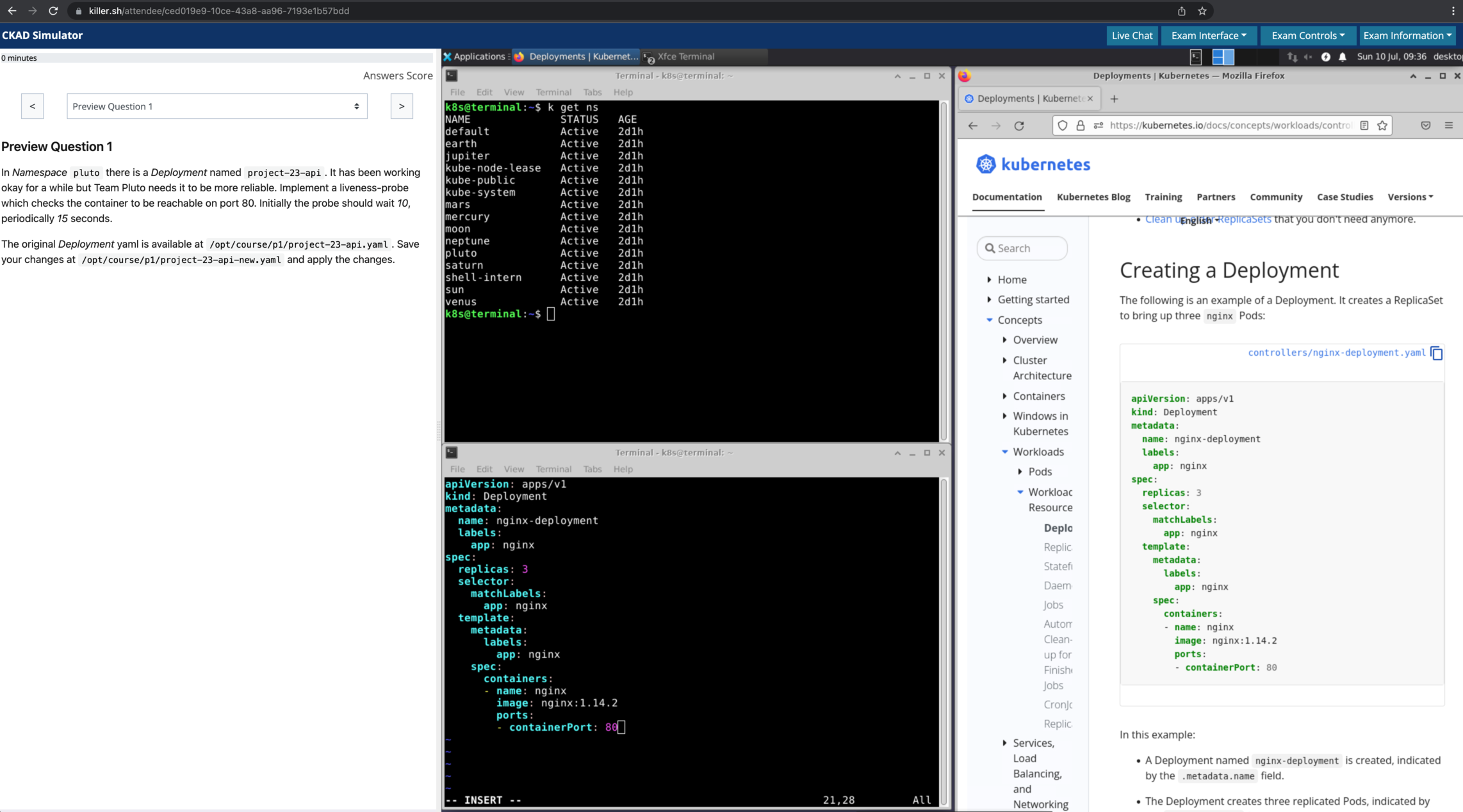 Killer Shell - Exam Simulators